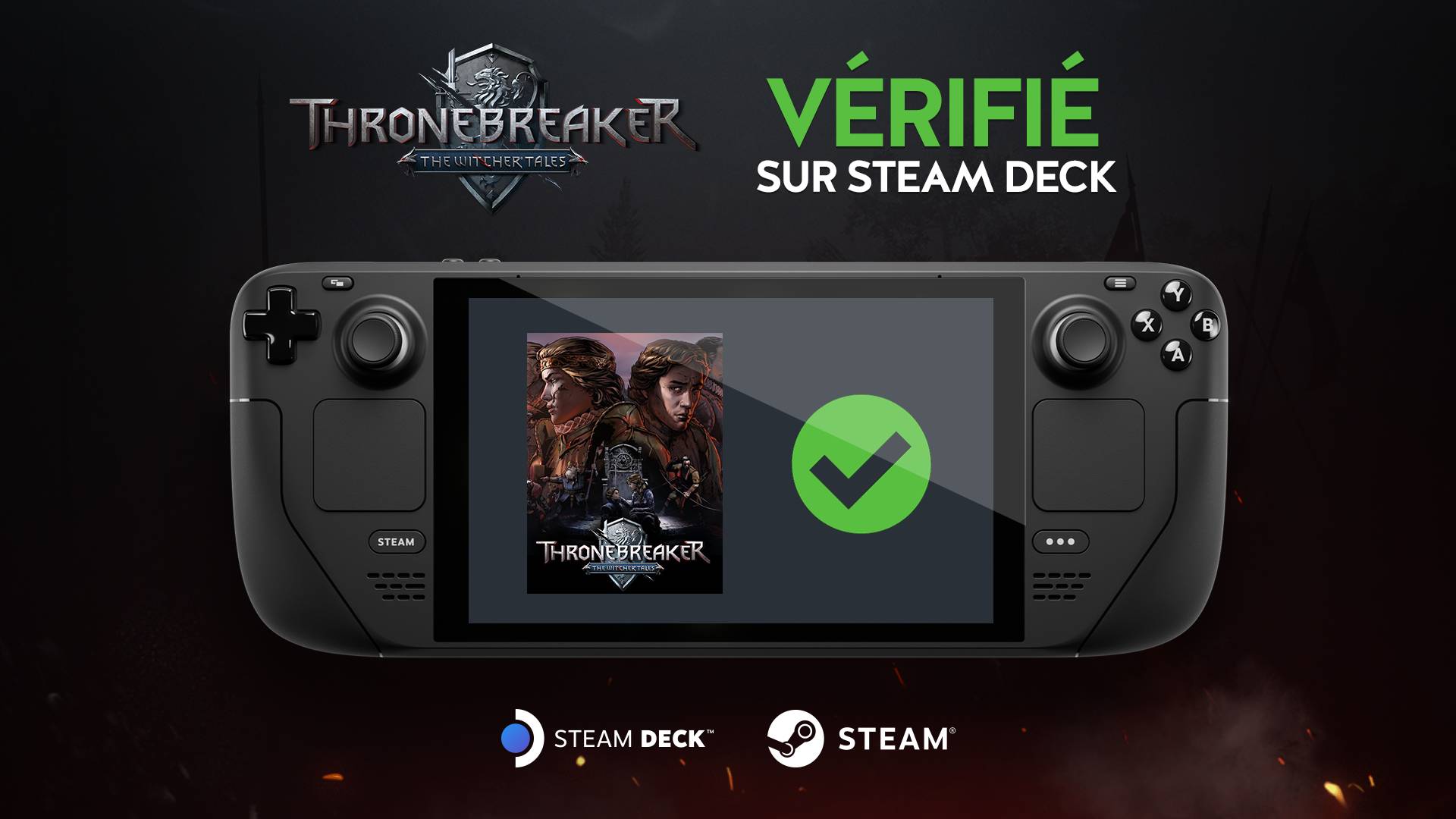 Thronebreaker: The Witcher Tales — Vérifié sur Steam Deck - GWENT: The ...